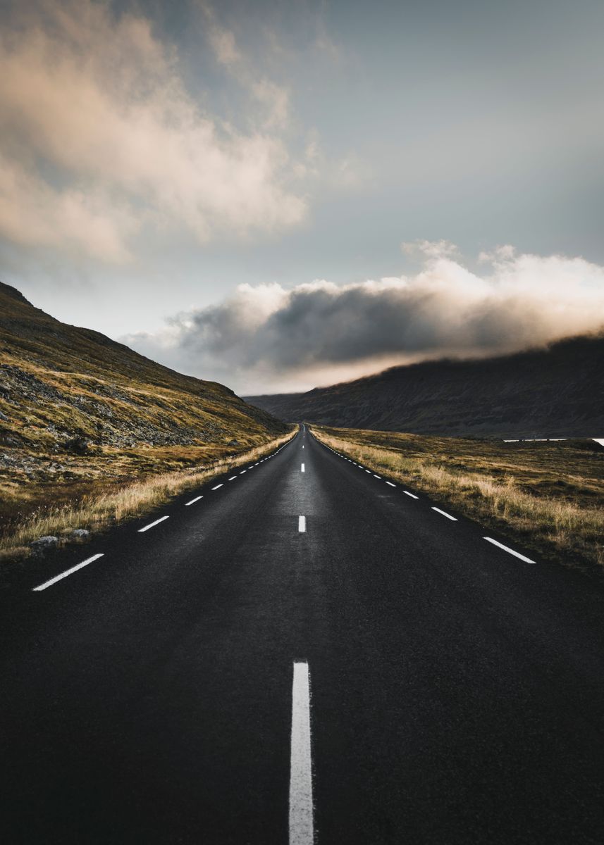 'Road less Travelled ' Poster, picture, metal print, paint by Stephen ...