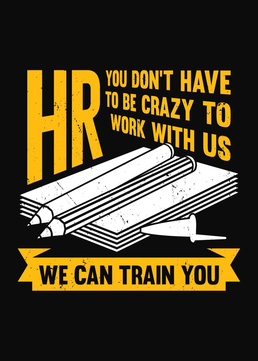'Human Resources HR Design' Poster, picture, metal print, paint by ...