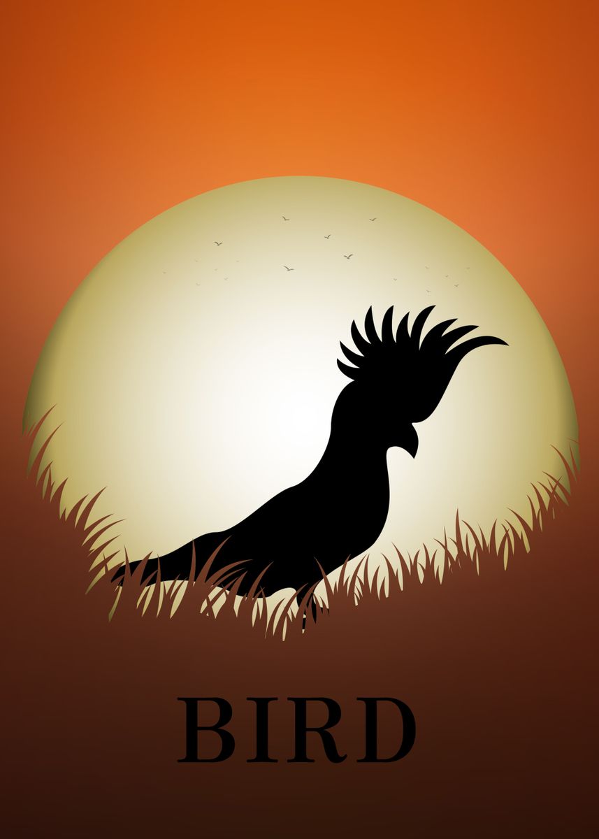 'Bird Animal' Poster, picture, metal print, paint by Mona Lott | Displate