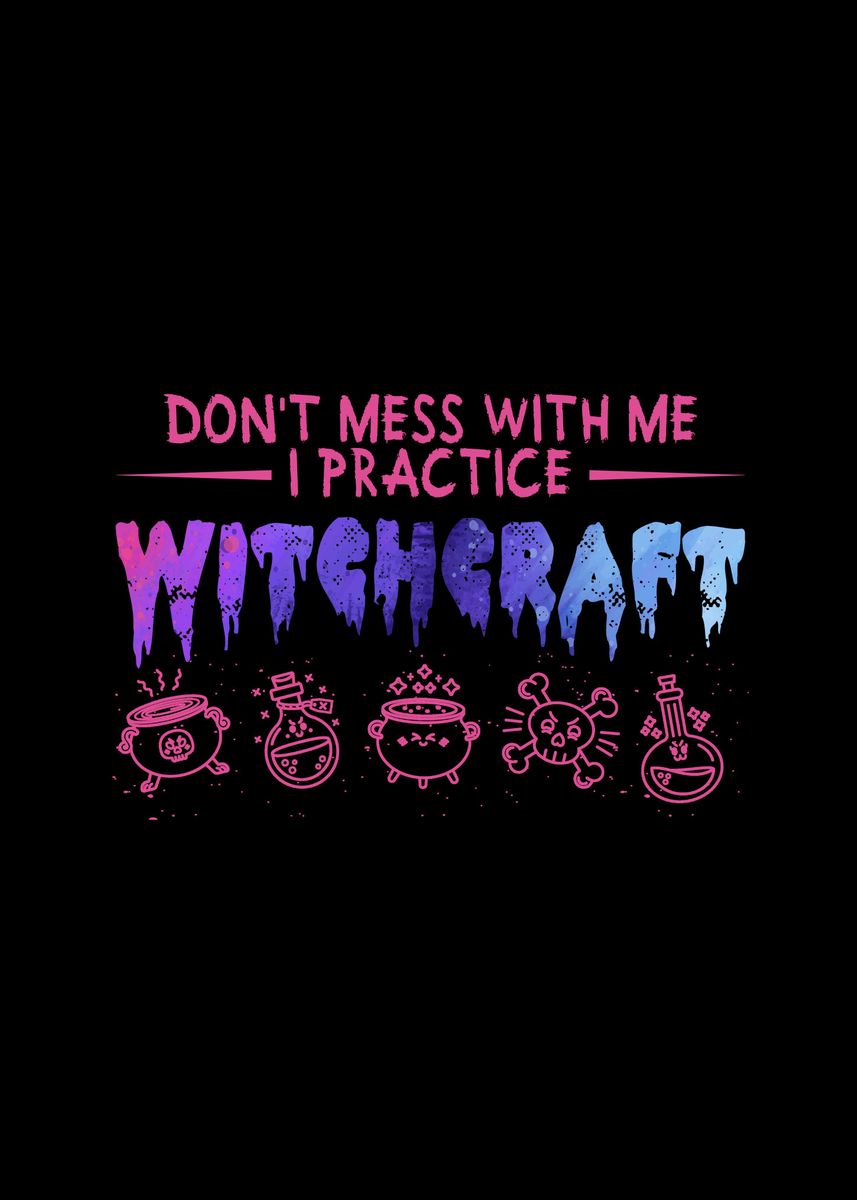 'Funny Witchcraft Gift Idea' Poster by TW Design | Displate