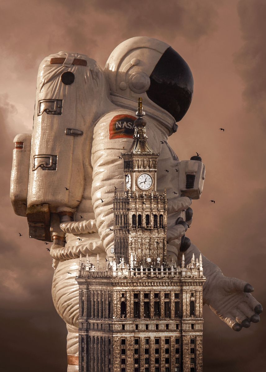 'WANDERER' Poster, picture, metal print, paint by MOHAMMED ESSEGHIR EL ...