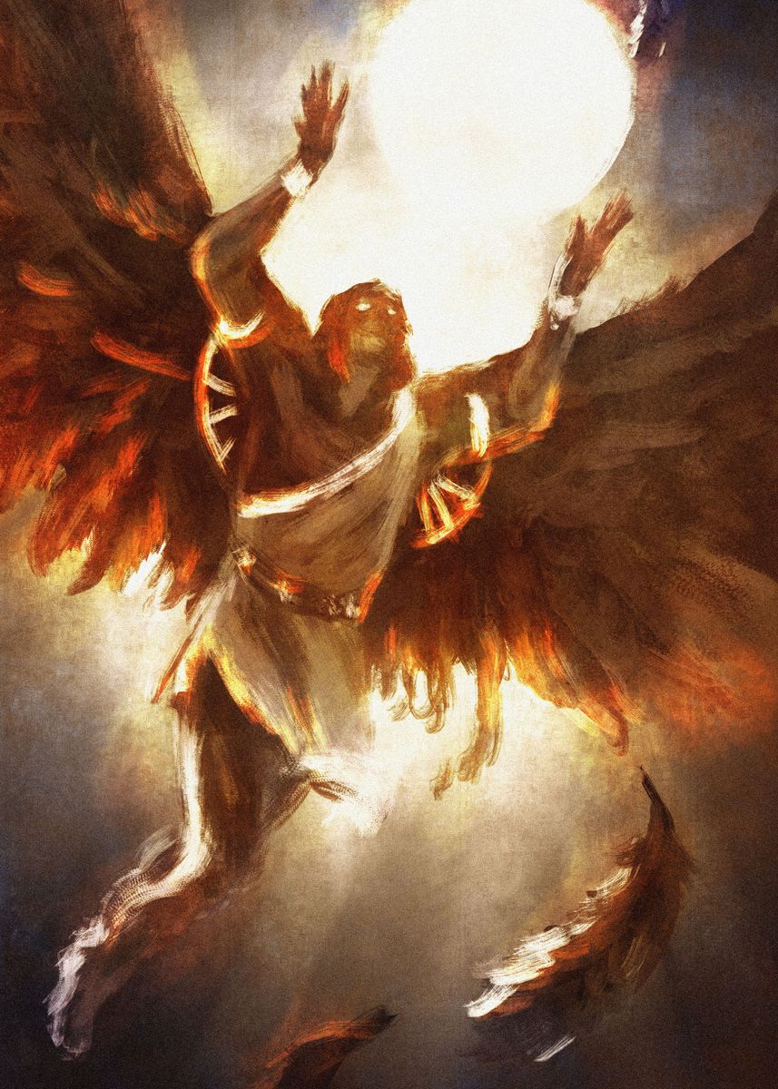 'ICARUS' Poster, picture, metal print, paint by Alessia H Valastro ...