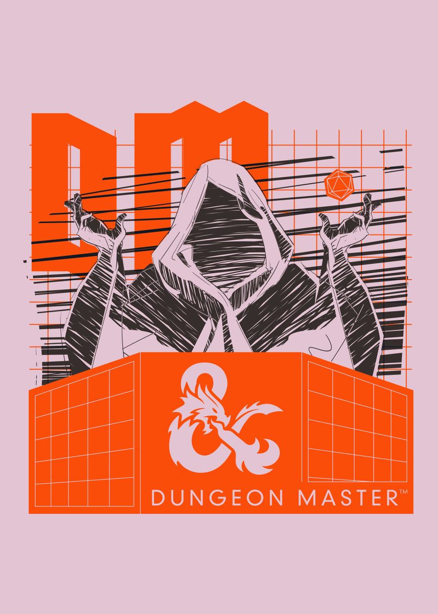 'Dungeon Master' Poster, picture, metal print, paint by Dungeons and Dragons | Displate
