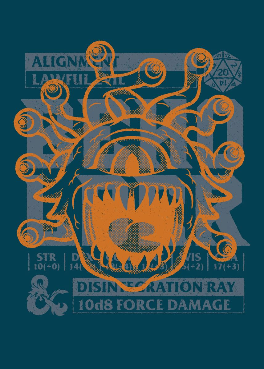 'Disintegration Ray' Poster, picture, metal print, paint by Dungeons ...