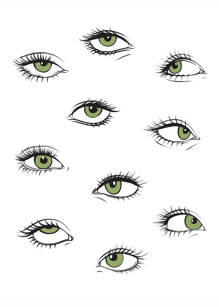 'Funky Eyes' Poster by Haus and Hues | Displate