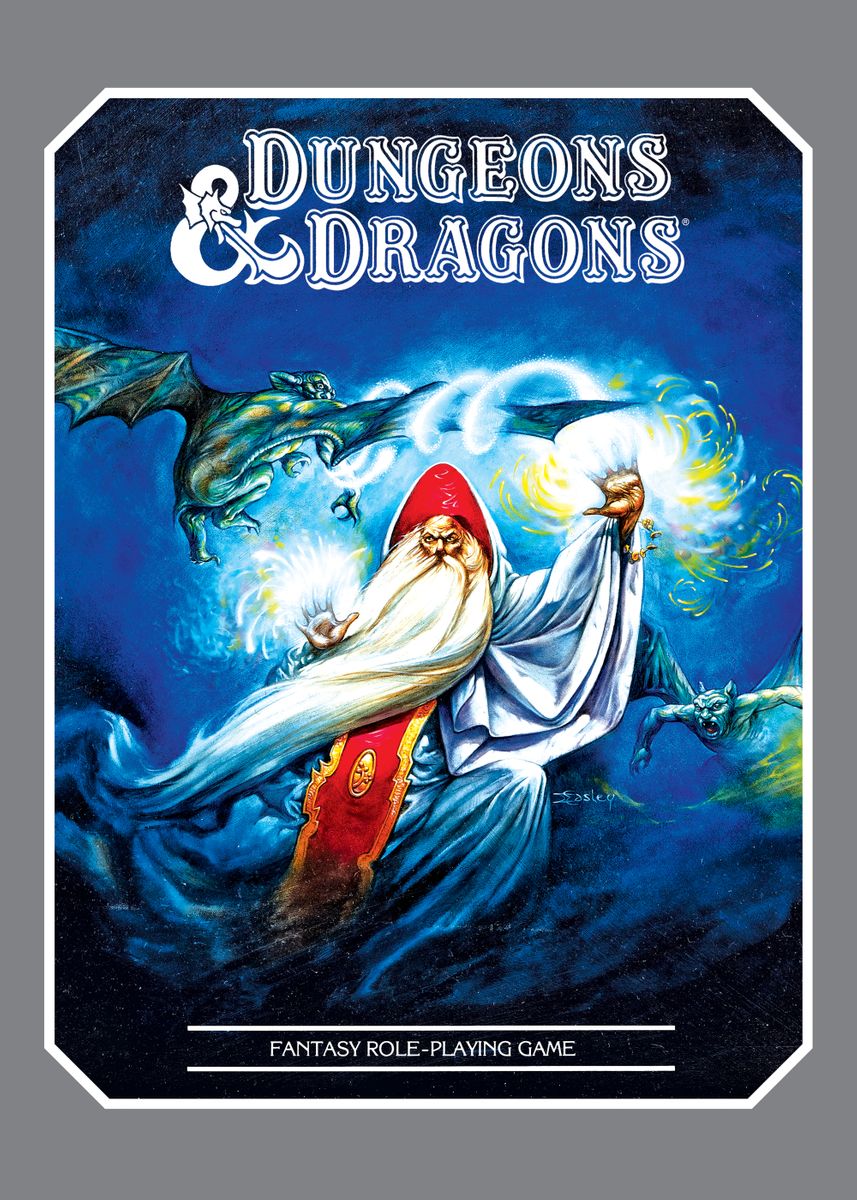 'Wizard' Poster, picture, metal print, paint by Dungeons and Dragons ...
