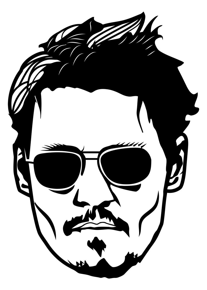 'Johnny' Poster, picture, metal print, paint by eka hariyani | Displate