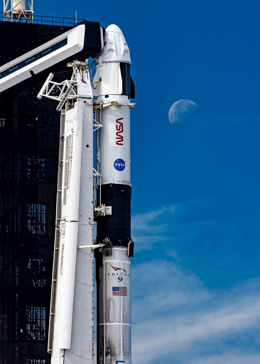 'Falcon 9' Poster, picture, metal print, paint by Conceptual ...