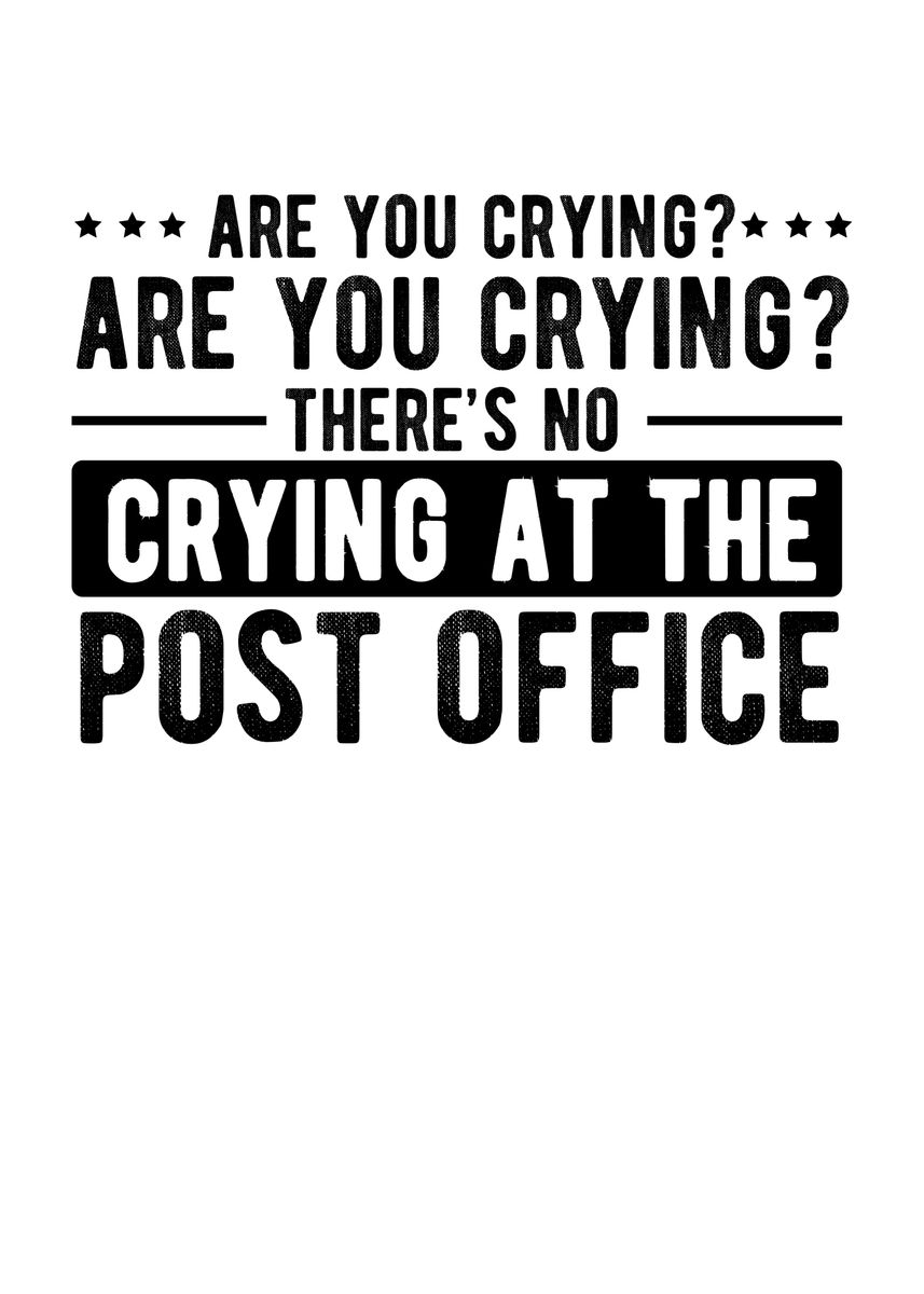 'Are You Crying No Crying' Poster, picture, metal print, paint by ZS C ...