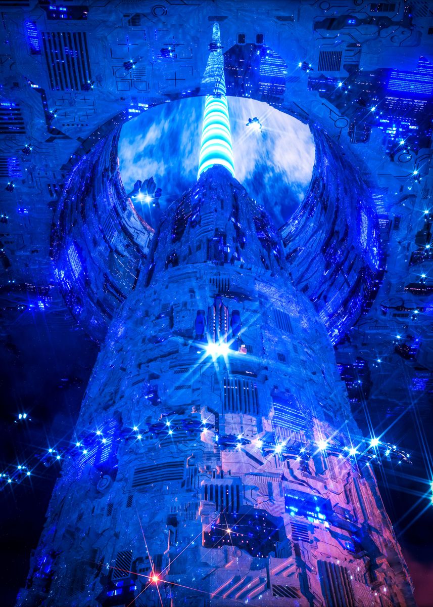 'The Beacon' Poster, picture, metal print, paint by Diego The Designer ...