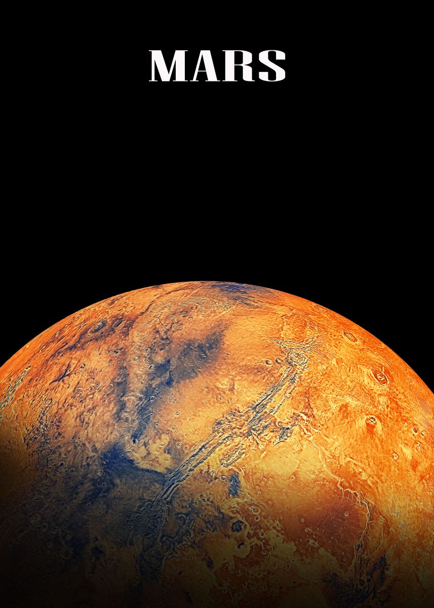 'Mars' Poster by Mango Art | Displate