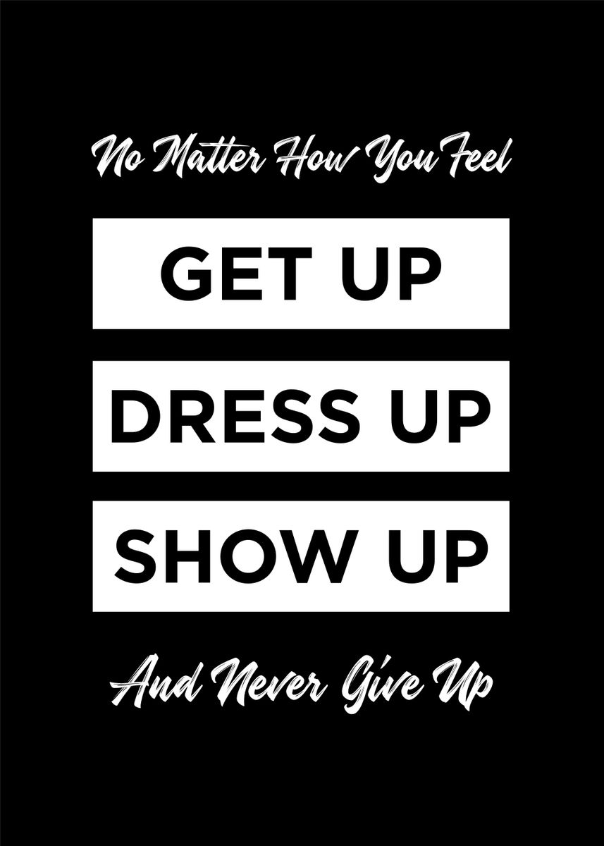'fashion motivational quote' Poster by Special Posters displate | Displate