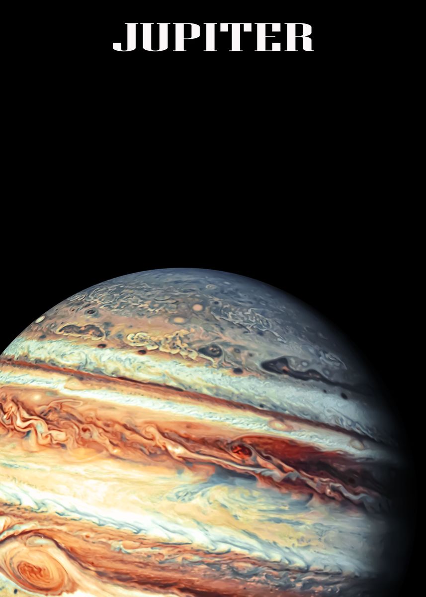 'Jupiter' Poster, picture, metal print, paint by Mango Art | Displate