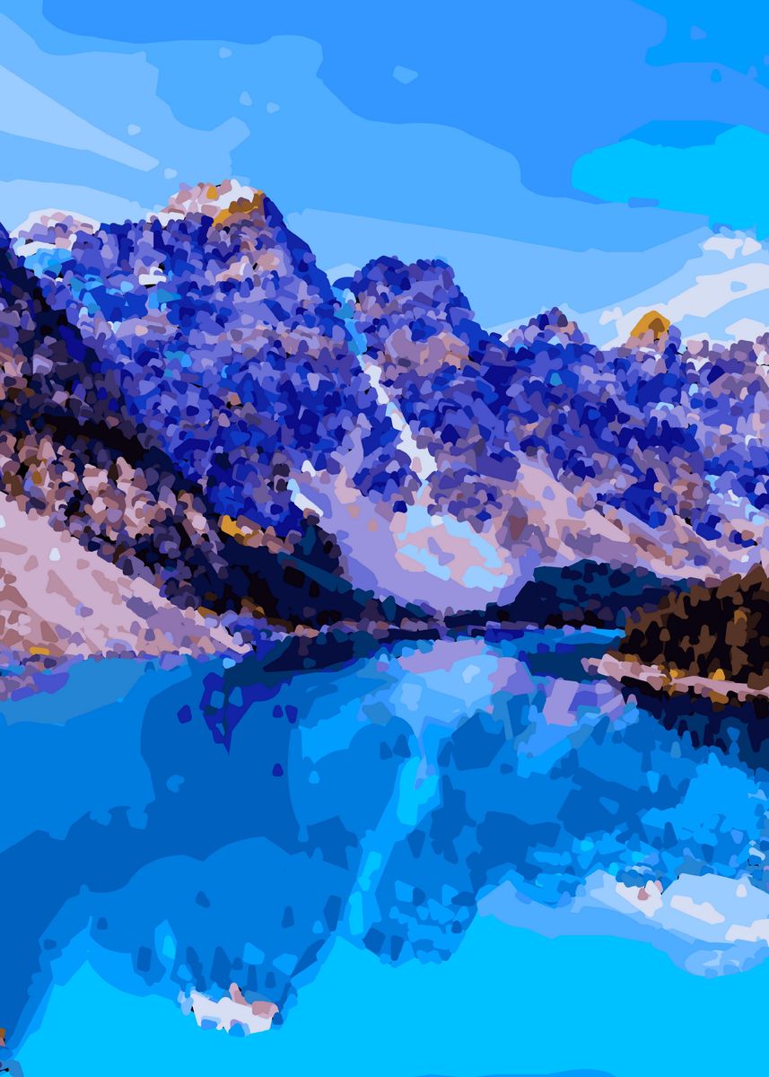 'scenery art' Poster by erma wati | Displate