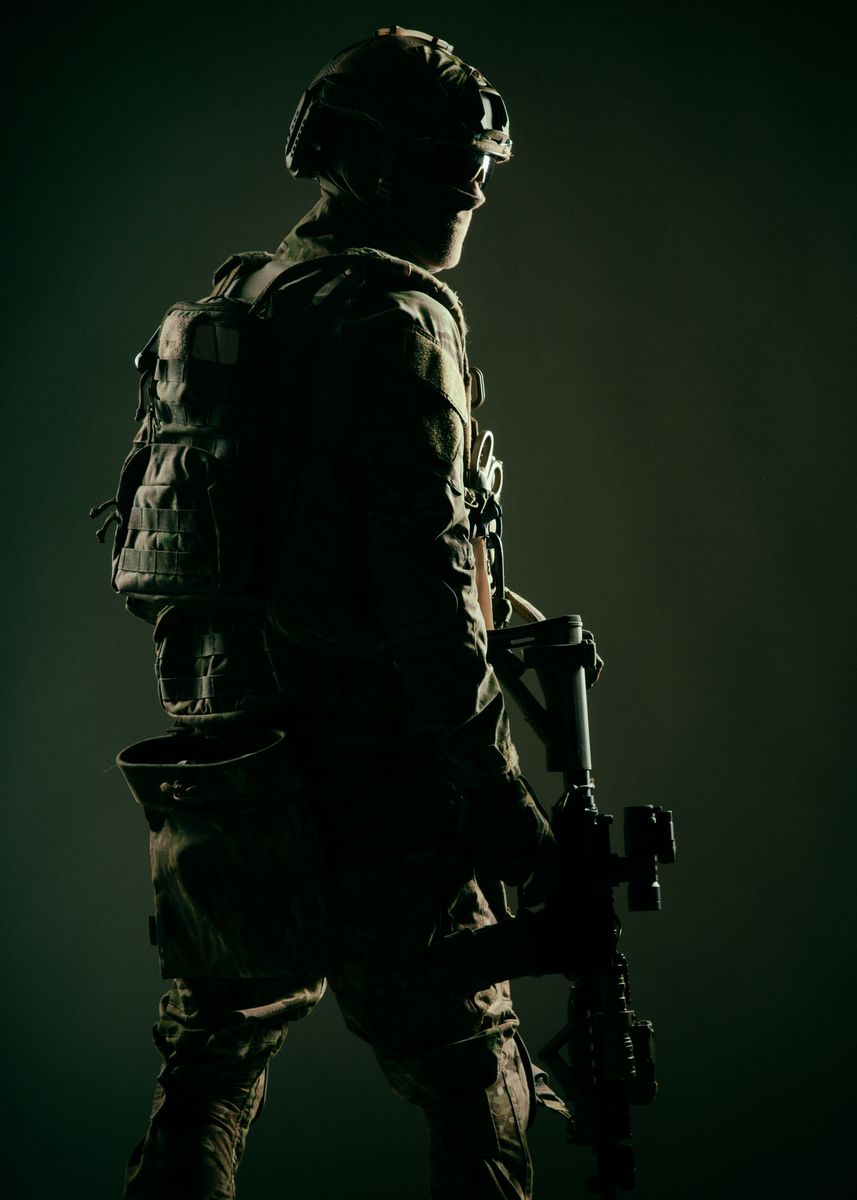 'Special Forces' Poster, picture, metal print, paint by ...