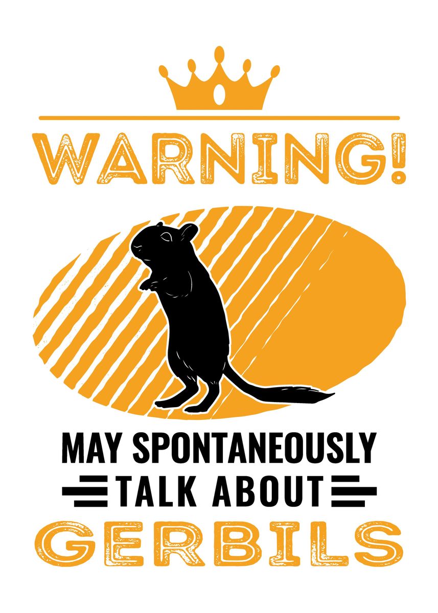 'Gerbils Racing Rat' Poster, picture, metal print, paint by ...