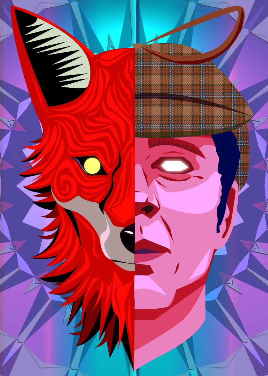 'Nasty' Poster, picture, metal print, paint by Psyl0 | Displate