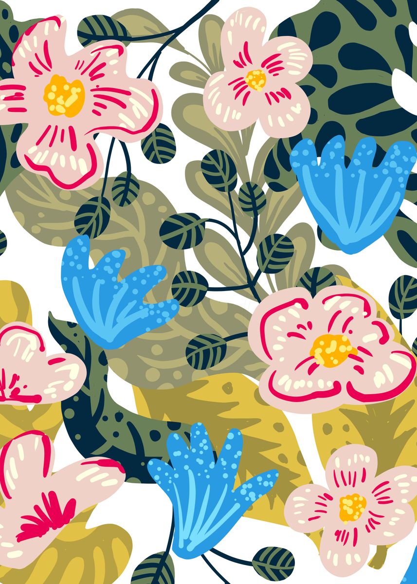 'Aksa' Poster, picture, metal print, paint by 83 Oranges by Uma Gokhale ...