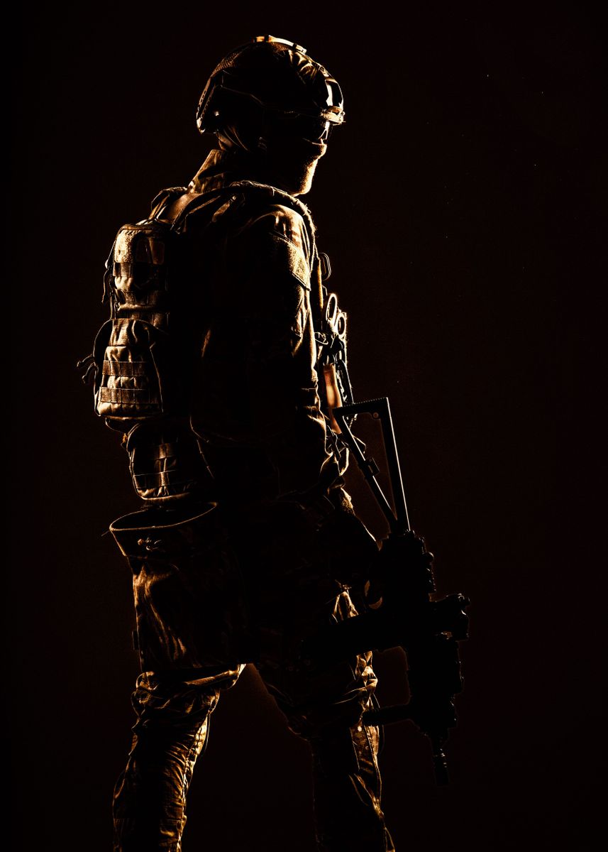 'Army soldier' Poster by Getmilitaryphotos Pro | Displate