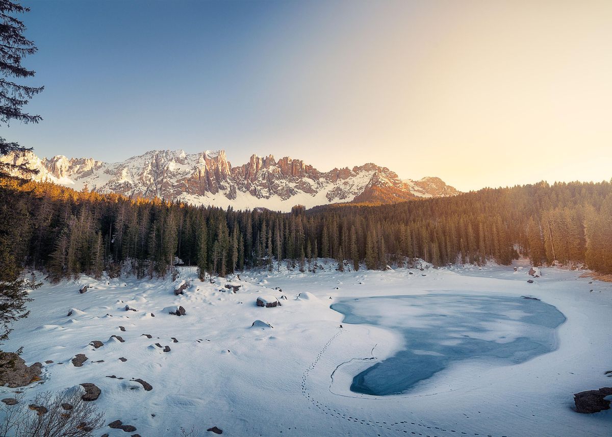 'Frozen Lands' Poster by Conceptual Photography | Displate