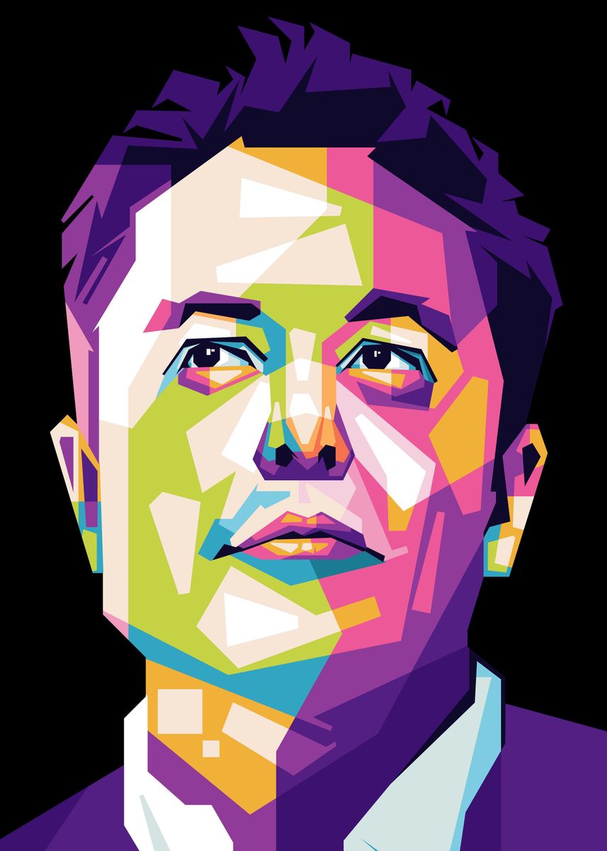 'Elon Musk' Poster by Dede Wiradinata | Displate