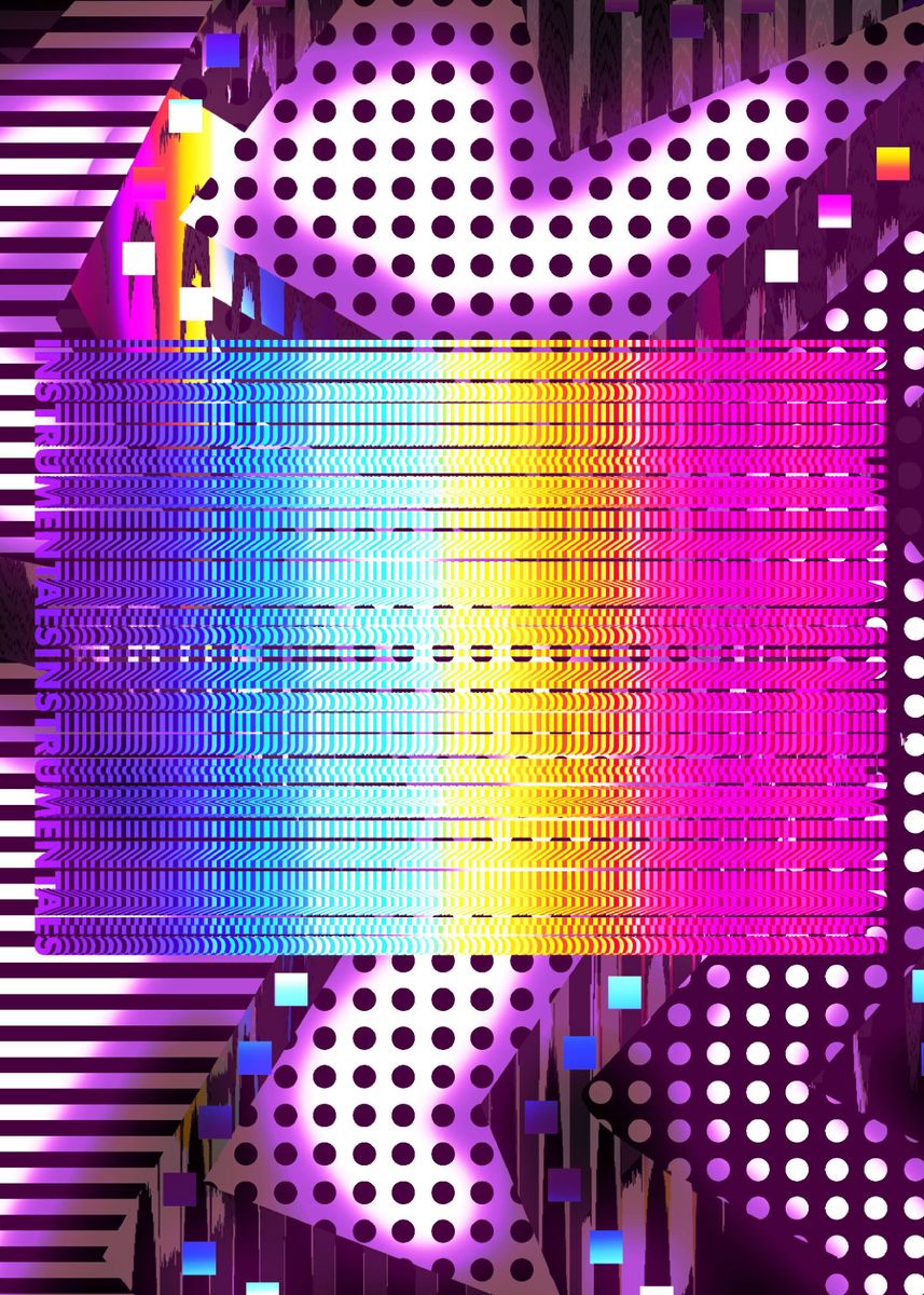 'Retro Abstract 2' Poster by Palinoart | Displate