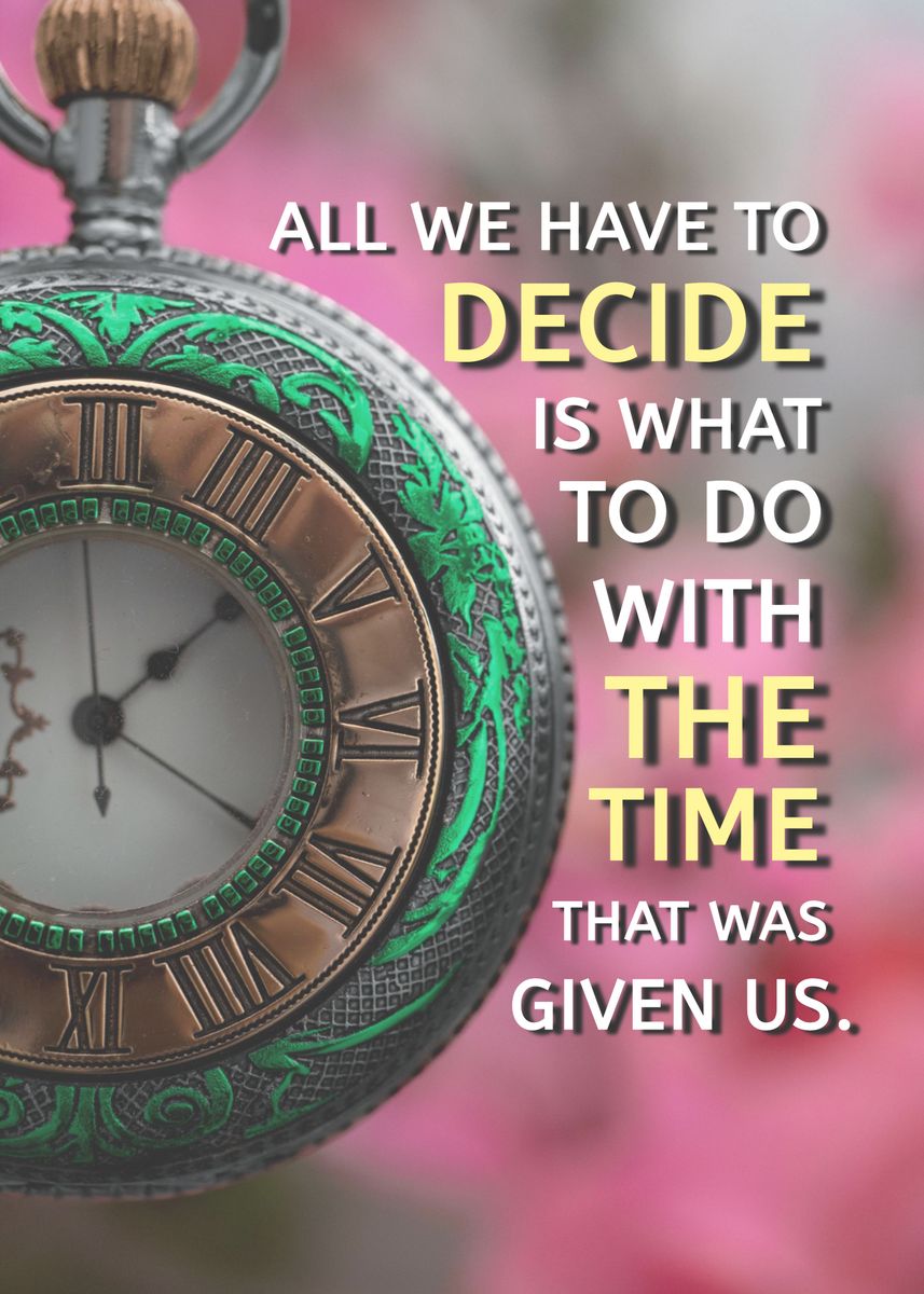 'Use Your Time Wiseley' Poster by Millionaire Quotes | Displate