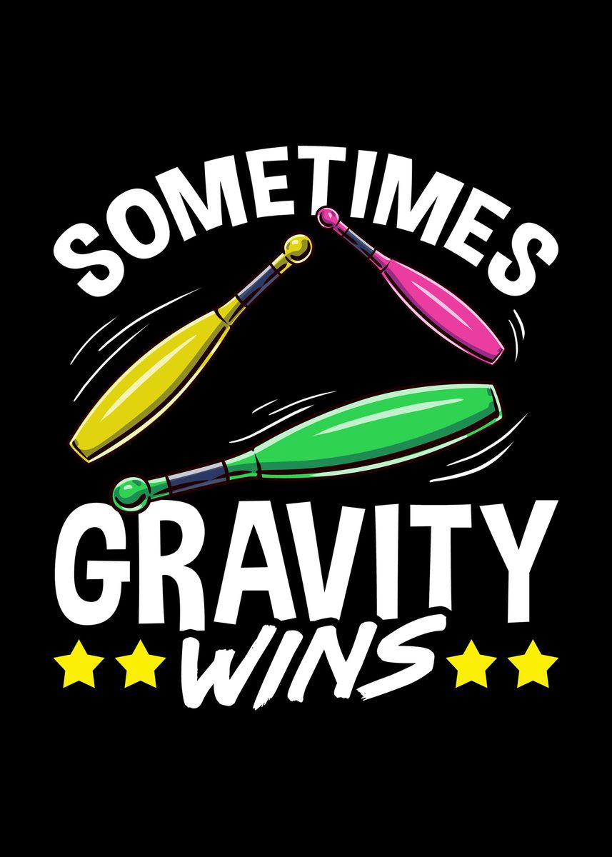 'Juggler Juggling' Poster, picture, metal print, paint by to42 | Displate