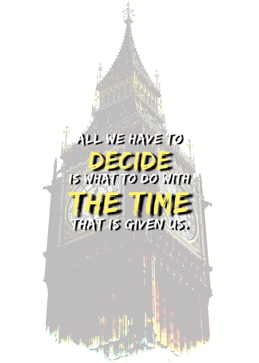 'Use Your Time Wisely' Poster, picture, metal print, paint by ...