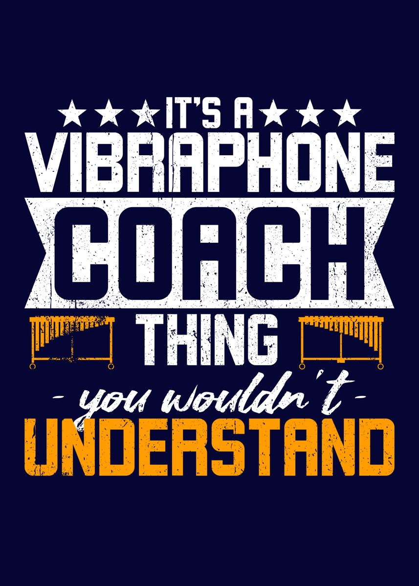 'Its A Vibraphone Coach' Poster, picture, metal print, paint by MzumO ...