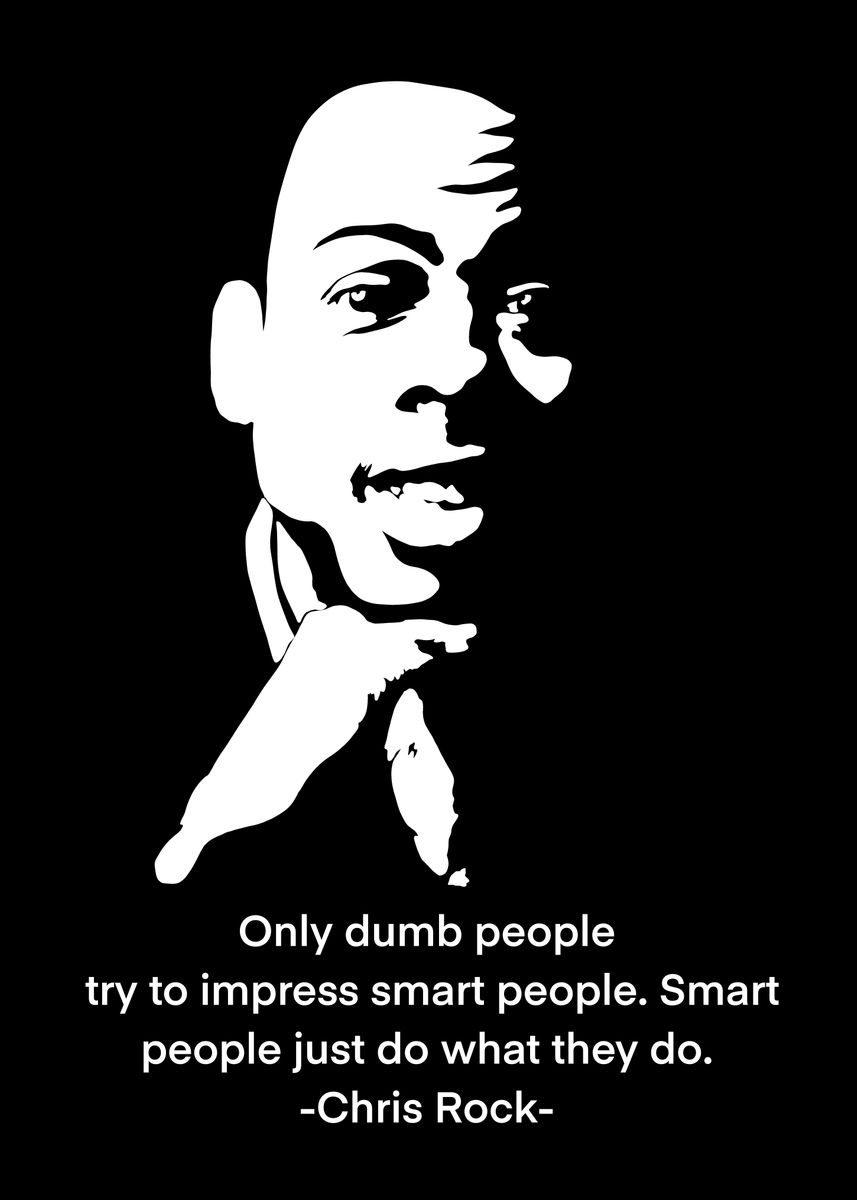 'Chris Rock' Poster, picture, metal print, paint by Magic Apes | Displate