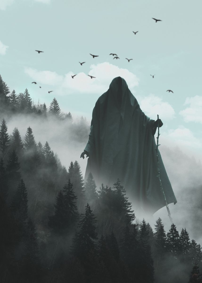 'Ghost' Poster, picture, metal print, paint by ProPhoto RGB | Displate