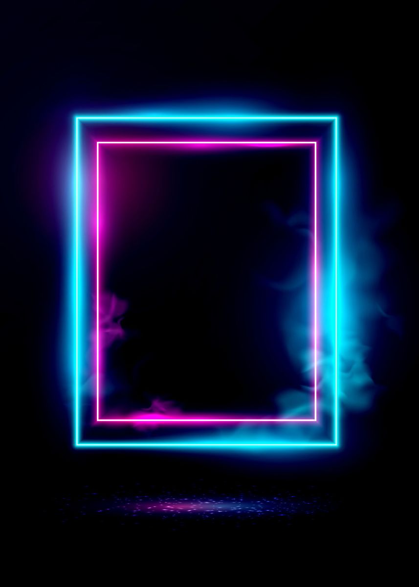 'Neon' Poster, picture, metal print, paint by Motivation ManiaC | Displate