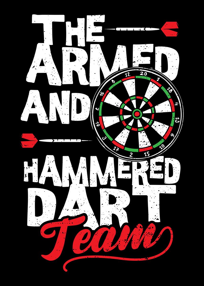 'The Armed And Hammered Dar' Poster, picture, metal print, paint by ...