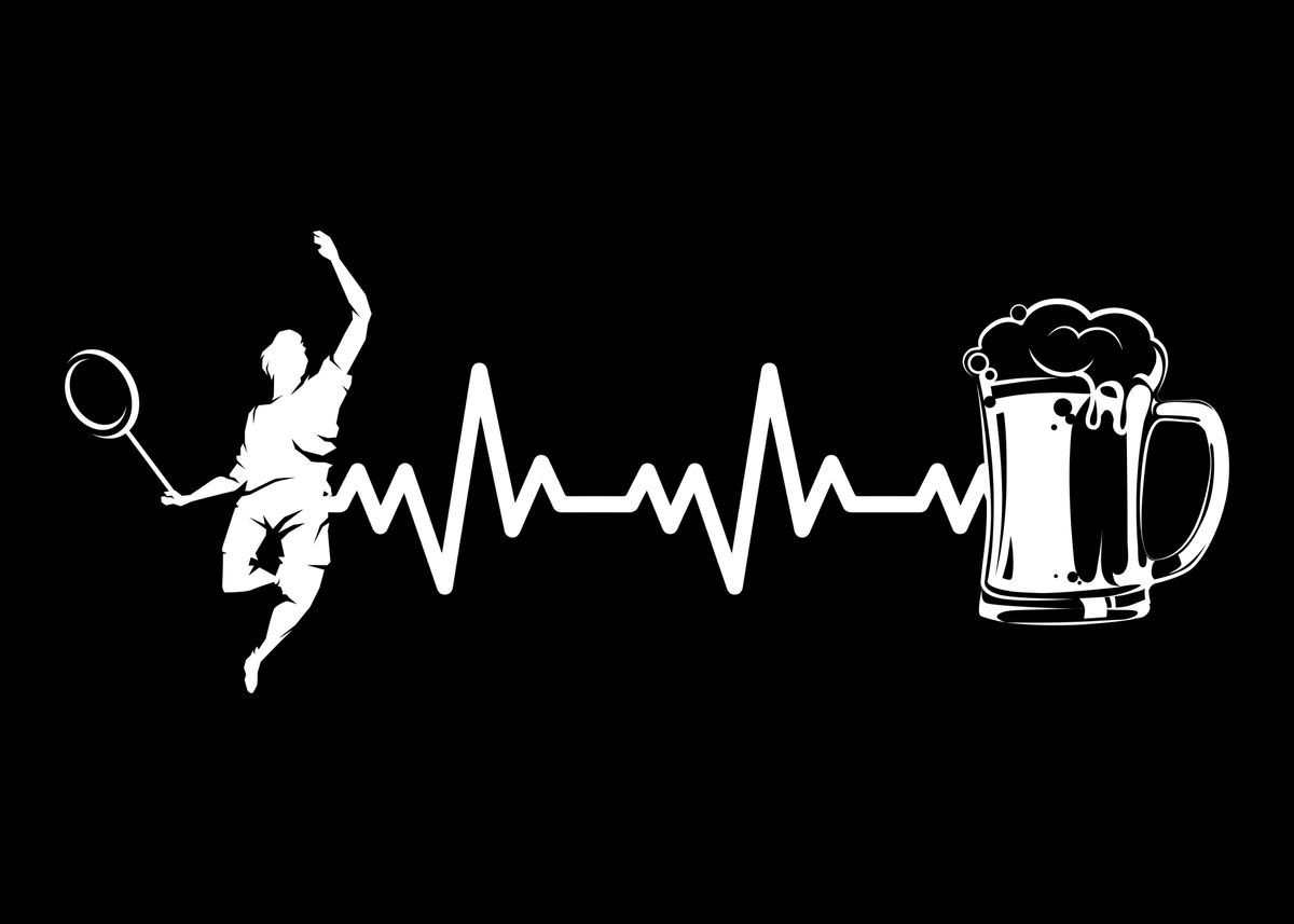 'Badminton Racket Funny' Poster by CrazySquirrel | Displate