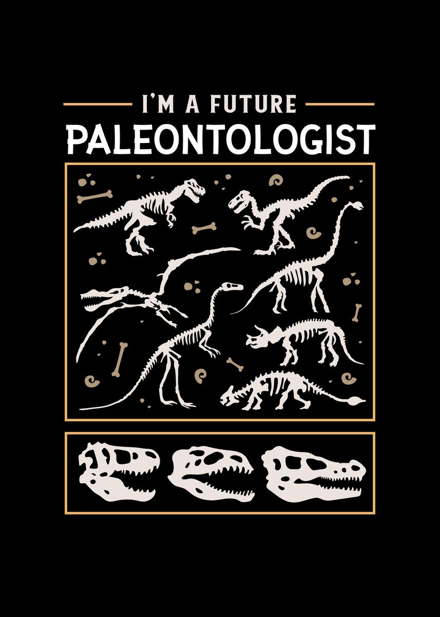 'Future Paleontologist ' Poster, picture, metal print, paint by Artur ...