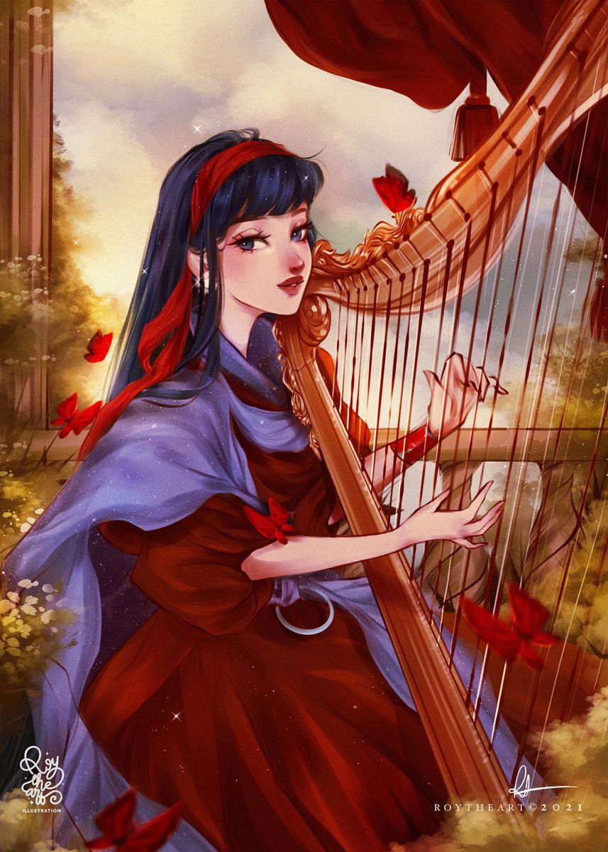 'The Fairy of Music' Poster, picture, metal print, paint by ROY THE ART ...