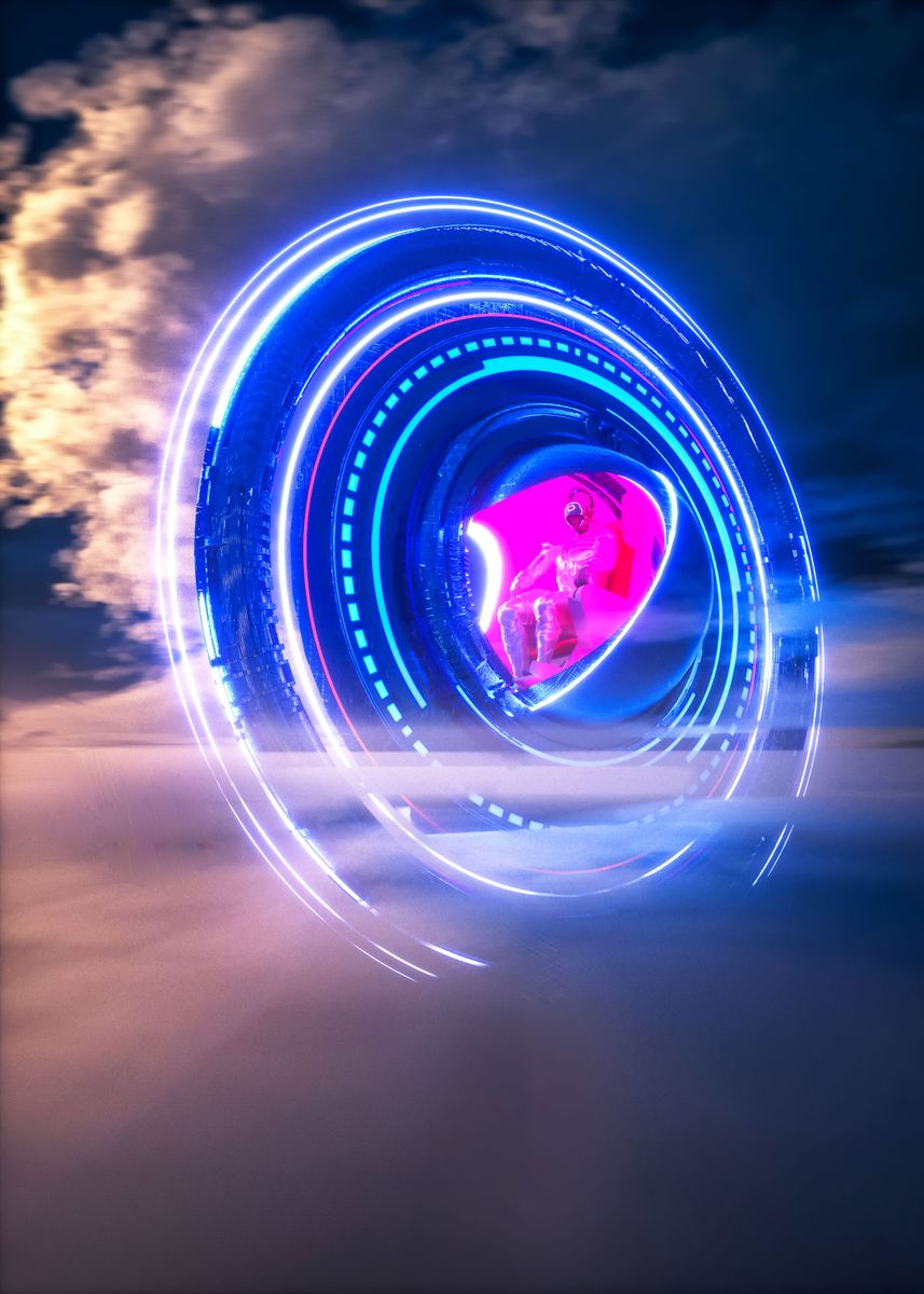 'Wind Glider' Poster, picture, metal print, paint by Diego The Designer ...