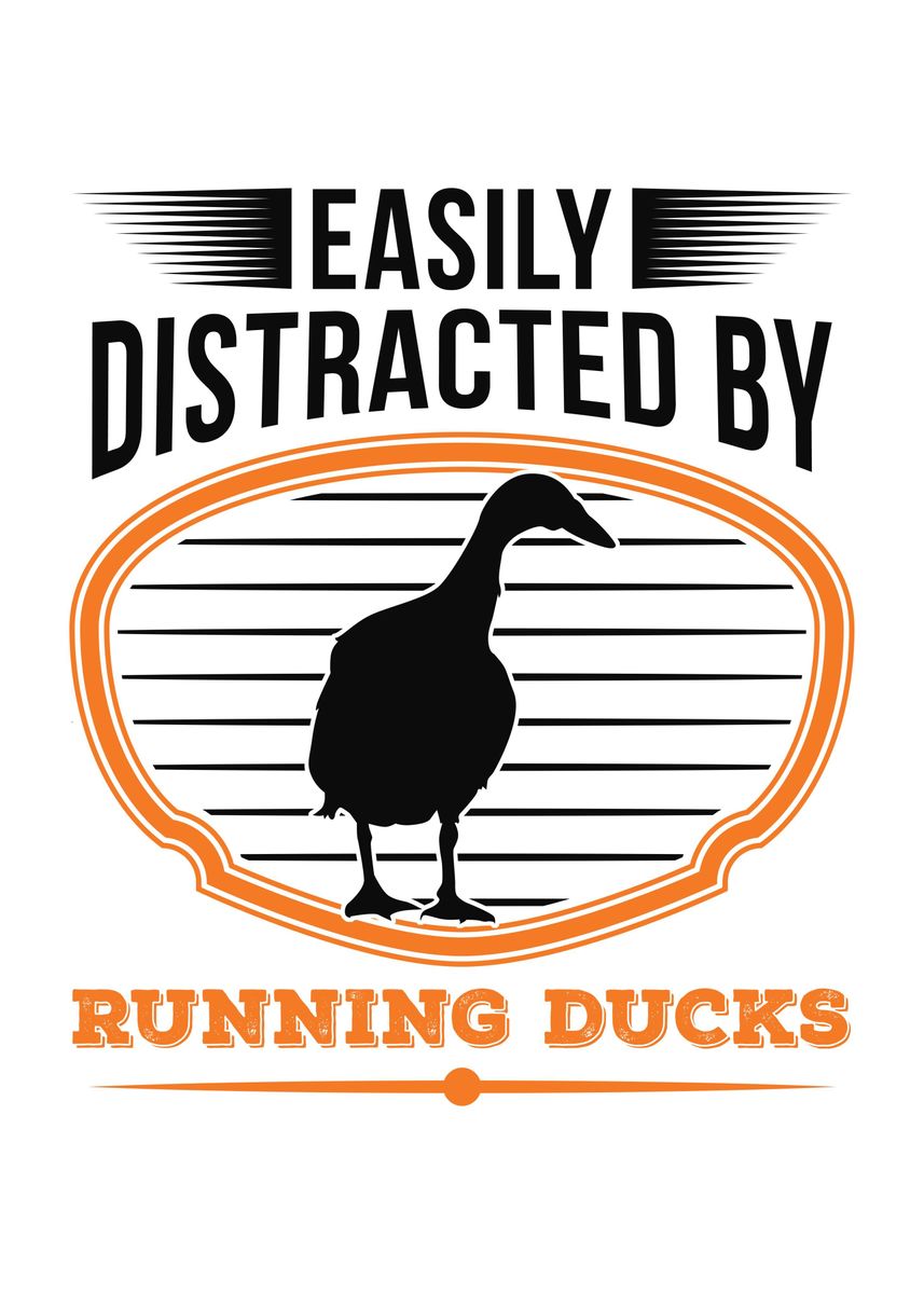 'Indian Runner Duck' Poster, picture, metal print, paint by ...