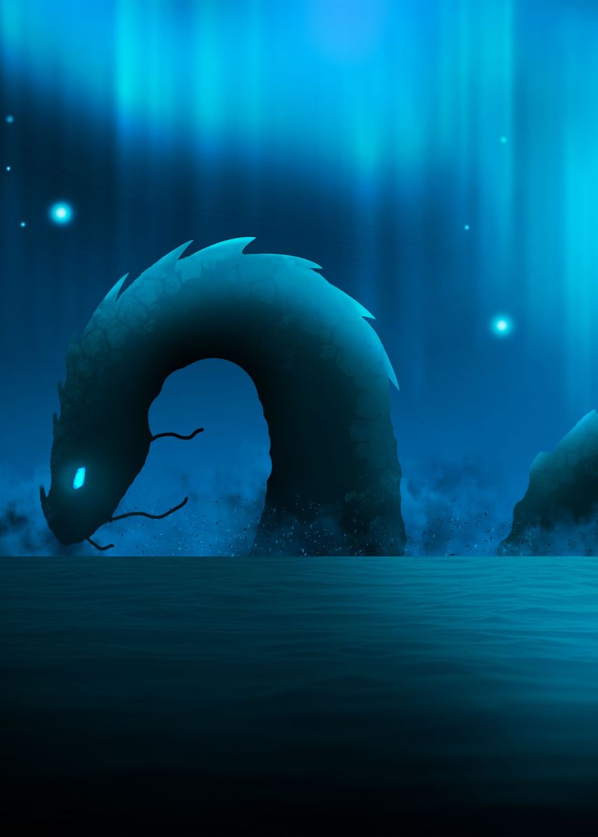 'Divine Serpent' Poster, picture, metal print, paint by Carbon Beaver ...