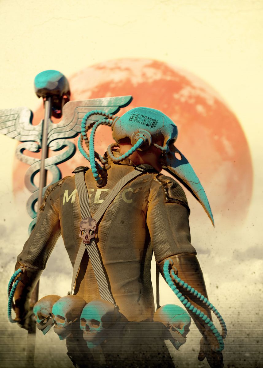 'No Cure' Poster, picture, metal print, paint by iampurerage | Displate