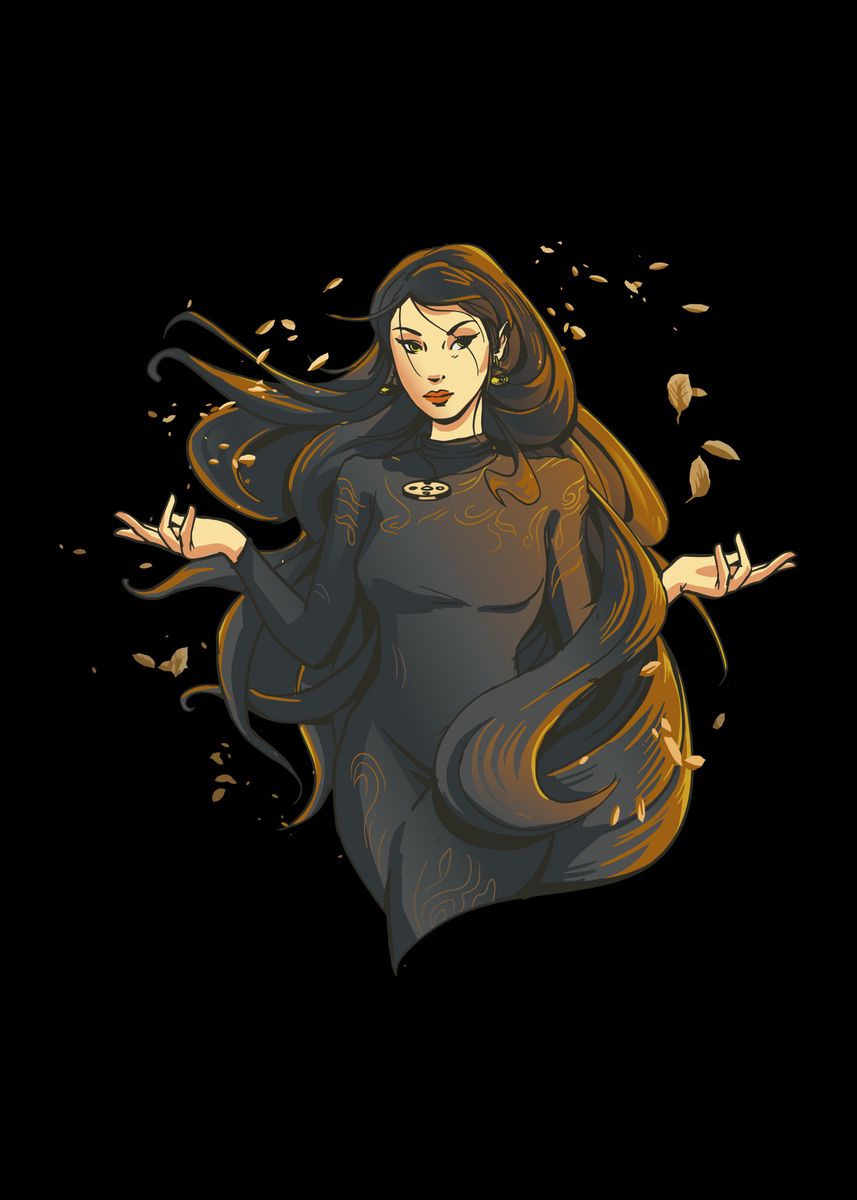 'Mystical woman magic' Poster by Artur | Displate