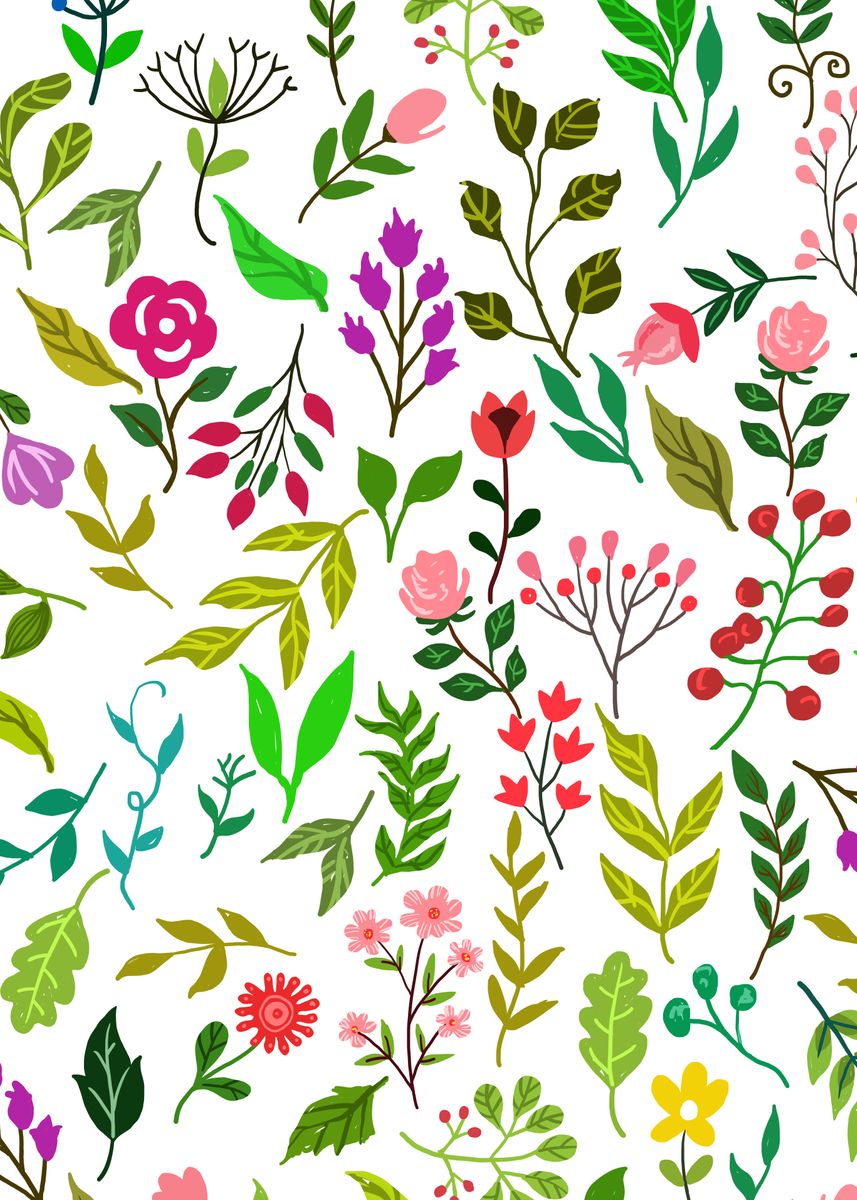 'Spring Is Here' Poster, picture, metal print, paint by 83 Oranges by ...