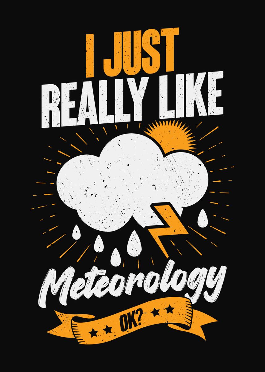 'Funny Meteorology Design' Poster by Marcel Doll | Displate