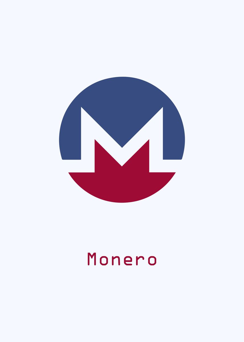 'monero' Poster, picture, metal print, paint by Artistic Aura Special ...