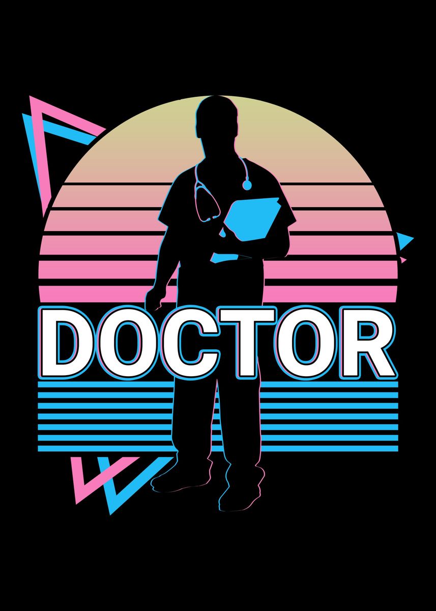 'Doctor Retro' Poster, picture, metal print, paint by AestheticAlex ...