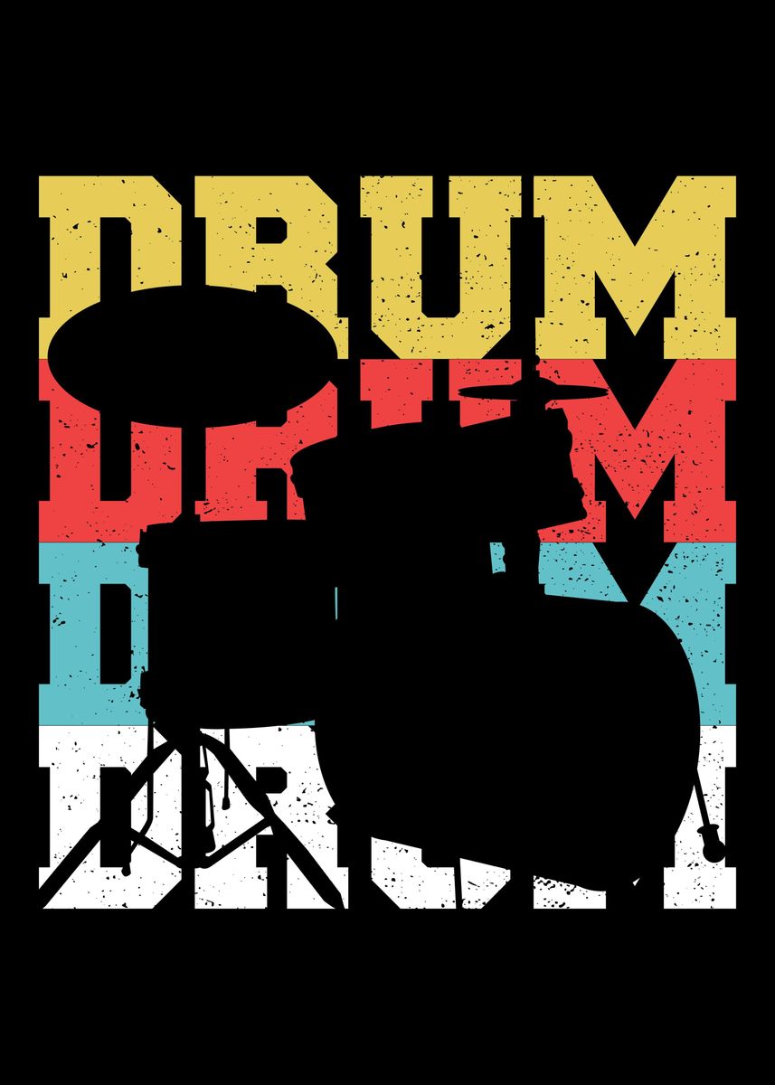 'Drum' Poster by DesignsByJnk5 | Displate
