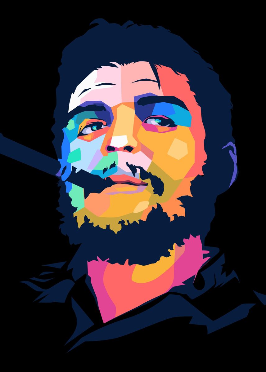 'Fidel Castro' Poster, picture, metal print, paint by Ar dani | Displate
