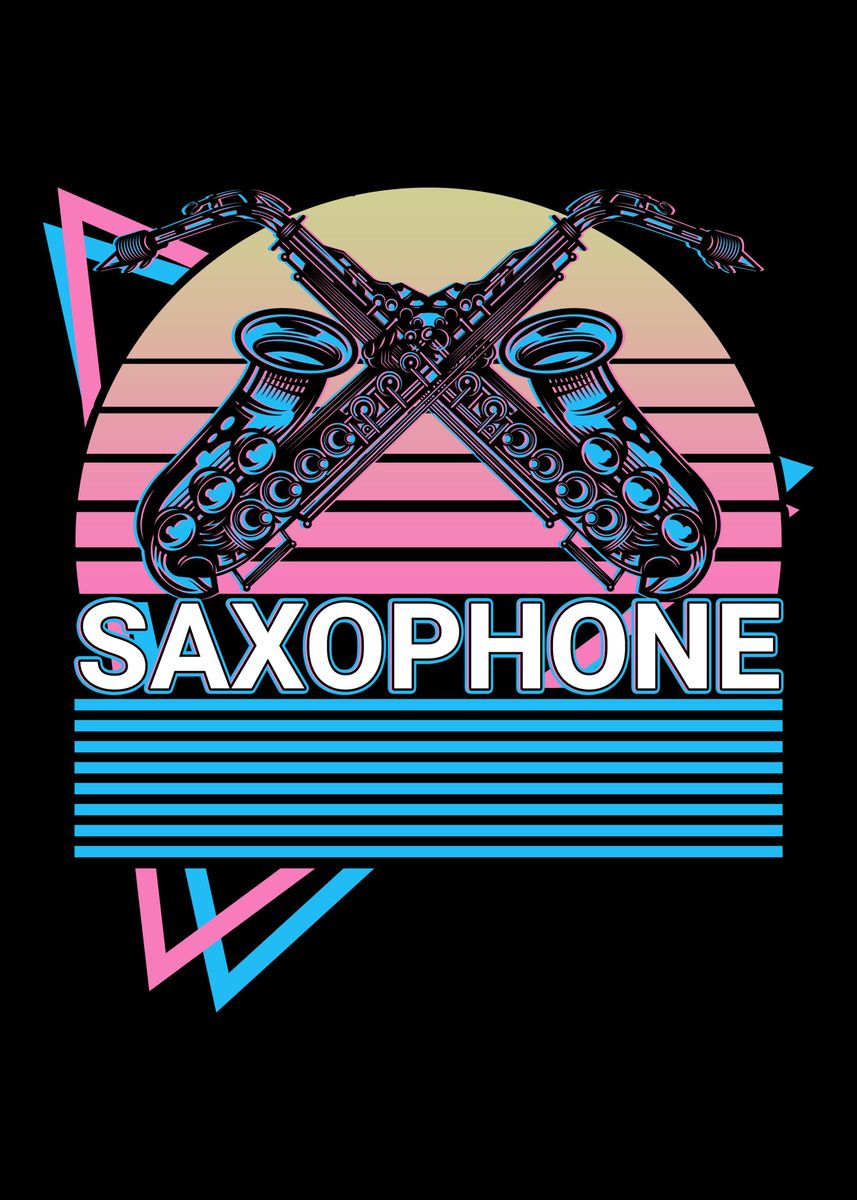 'Saxophone Player' Poster, picture, metal print, paint by AestheticAlex ...