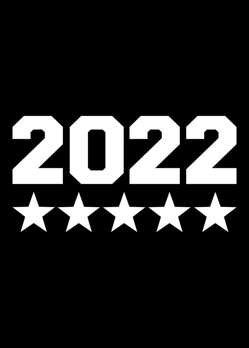 '2022 stars' Poster by Designzz | Displate